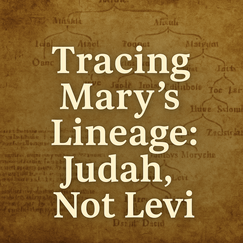 Tracing Mary’s Lineage: Judah, Not Levi – The Bible Vault