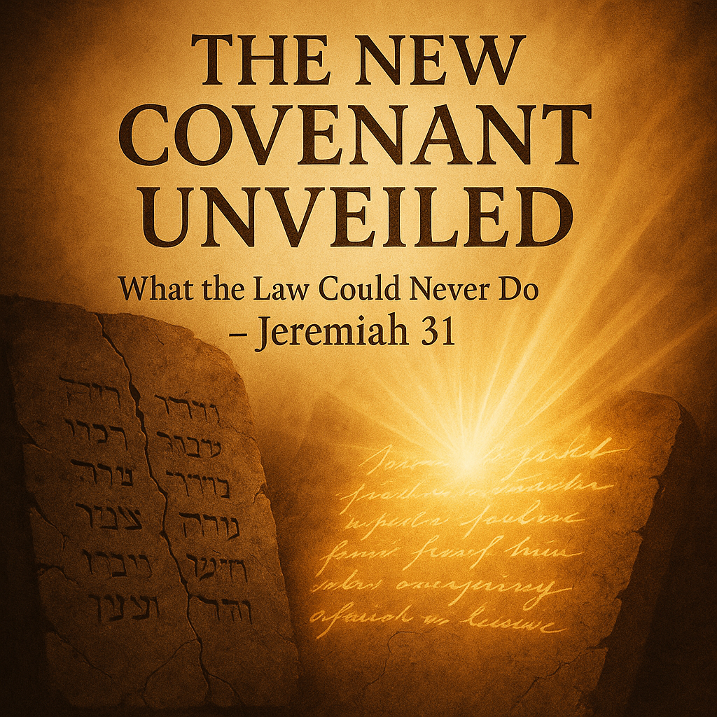 The New Covenant Unveiled: What the Law Could Never Do. Jeremiah 31 ...