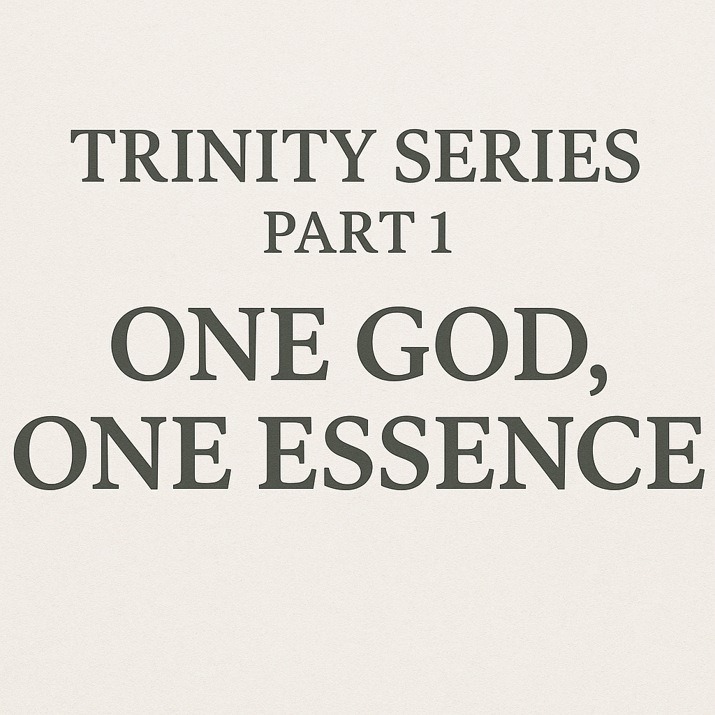 Trinity Series Part 1: One God, One Essence – The Bible Vault
